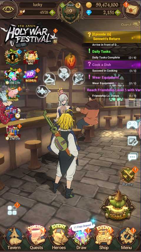 [7DS T36] [Global] 2100+ Diamonds - UR The One Escanor - Ultimate ...