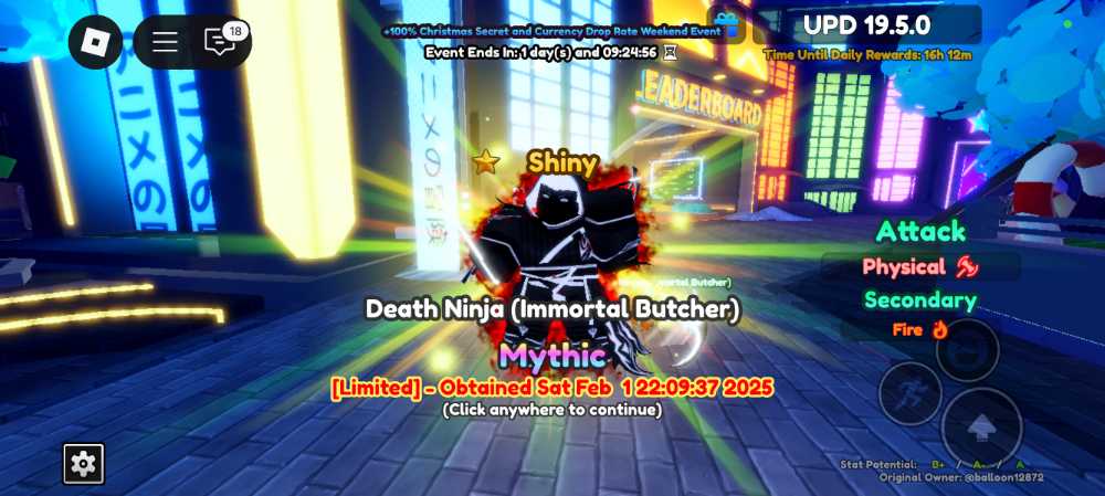 Shiny Death ninja/Hidan Evolved