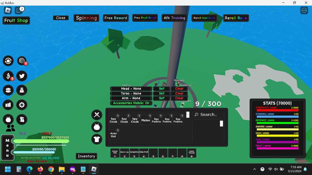 100% [Fast] [AOPG] Total Stats 70000 | Race Sorcerer (For Gojo Support ...