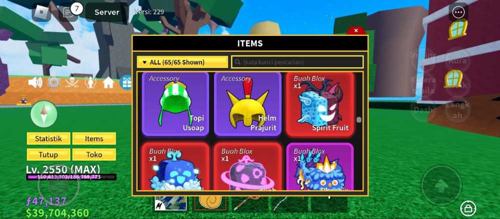 HALLOW SCYTHE ON GODHUMAN FULL SKILL + FULL MASTERY LEVEL MAX 2550 ...