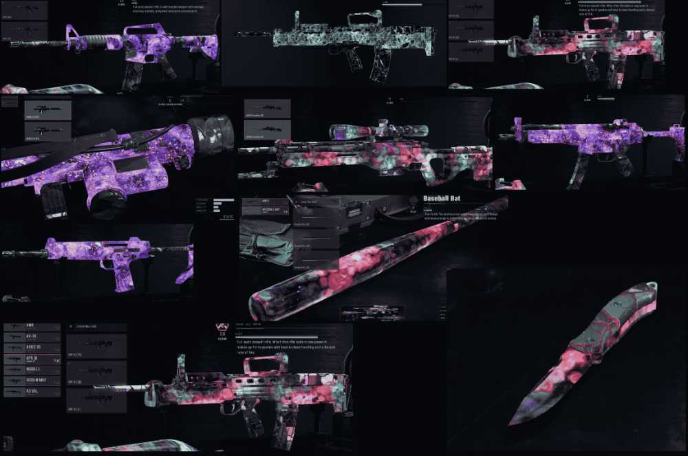 [Bo6] Level 55 Dark Matter + Dark Spine Blueprints On All gunsHand Made ...