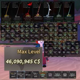 Fisch: Level 750 Max- 50m C$ - Rod of the Forgotten Fang, No-Life Rod ...