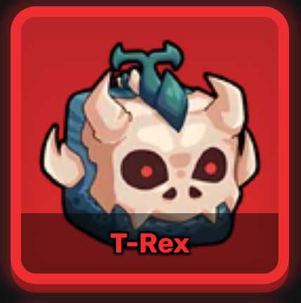 Blox Fruits Mythical T-Rex Fruits Inventory (Not Permanent)