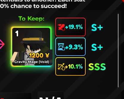 SSS RANGE - ANIME ADVENTURE AA SSS STATS