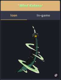 WIND KATANA - [PROJECT SLAYERS - ROBLOX]