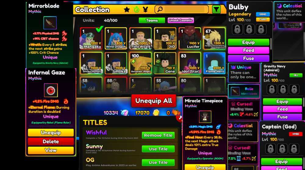 [BLx009] Anime Adventures | Lvl 92 | Time Wizard - Mangaka Secret - Sea ...