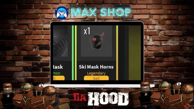 Ski Mask Horn - Da Hood | Best Deal