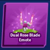 dual rose blade emote