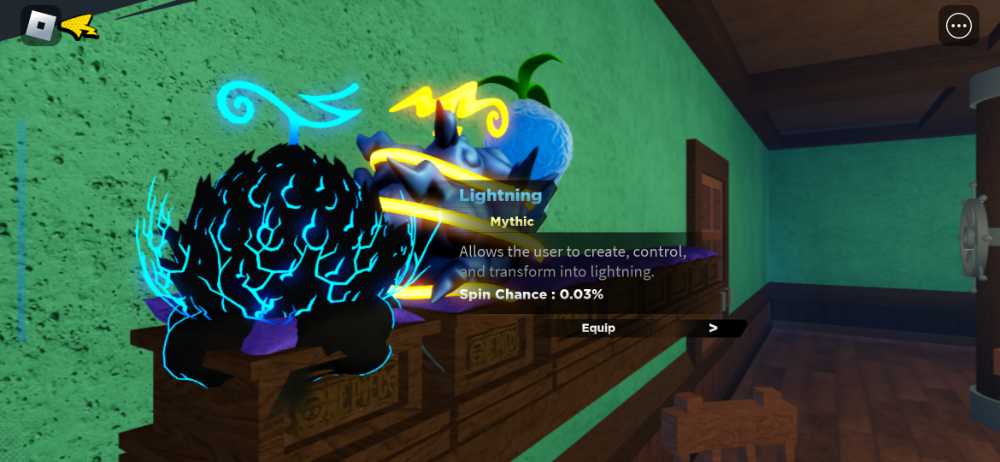 Fruit Battlegrounds - Lightning fruit ( Mythic ) Unverified Account ...