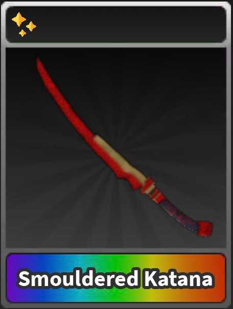 Survive the killer Roblox: Smouldered Katana