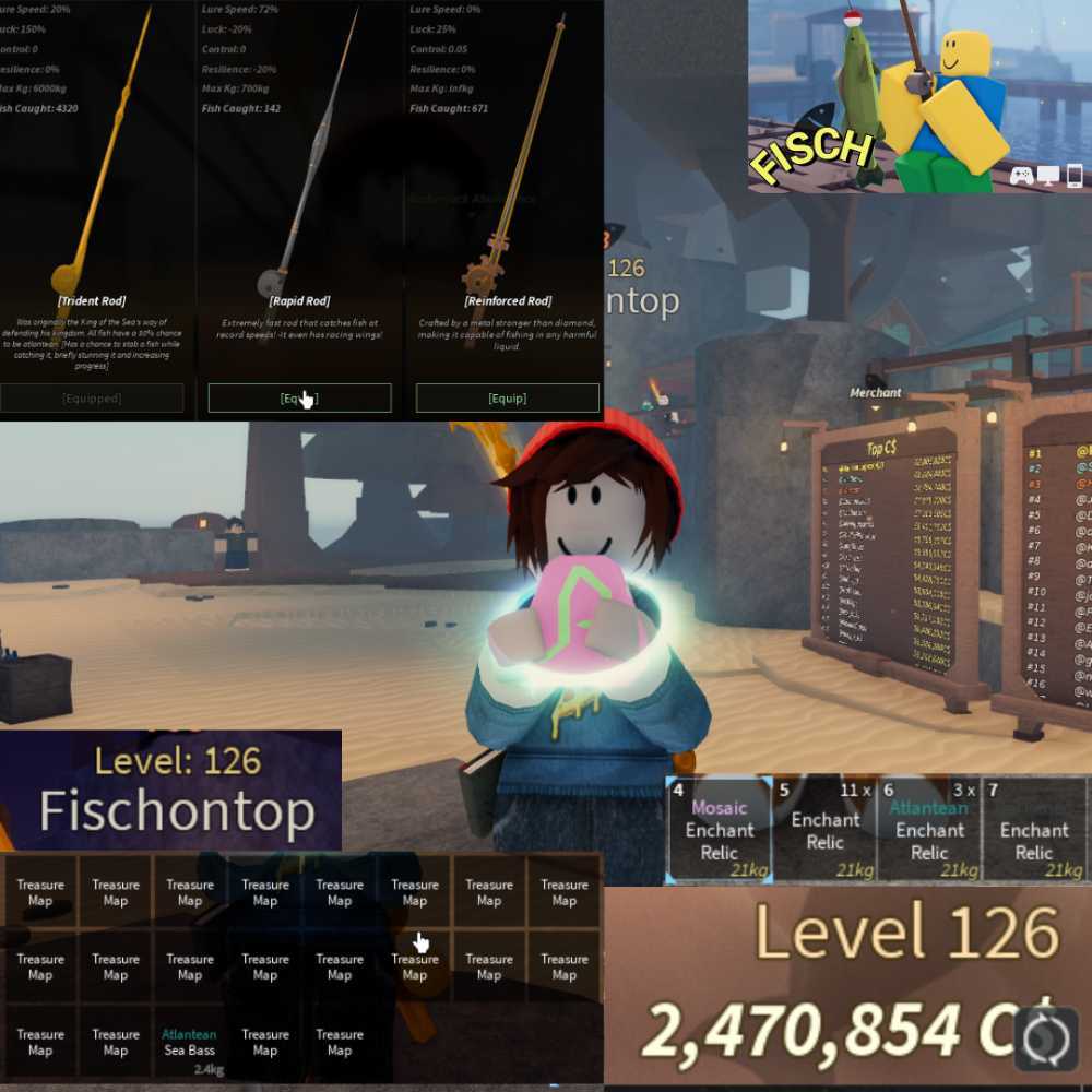 Trident Rod | Reinforced Rod | FISCH | 2,400,000 Cash | Unverified ...