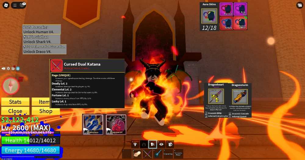 3 Race V4(Draco Full Gear), Sanguine Art/Godhuman, CDK(Rage/Unique ...