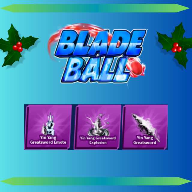 Yin Yang Greatsword Full set - Blade Ball