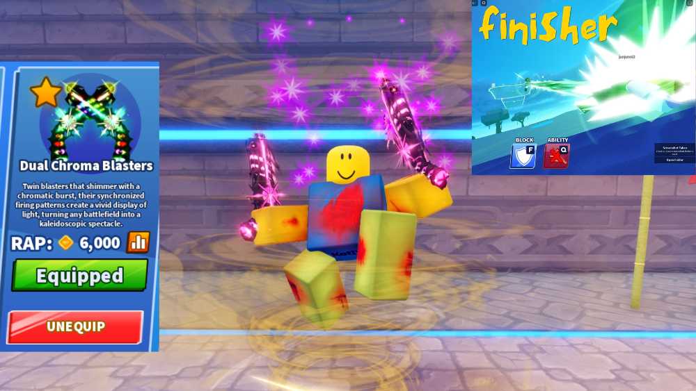 [Blade Ball - Swords] Dual Chroma Blaster with FINISHER | Best and ...