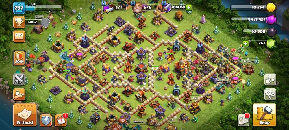 TH 16 MAX TYPEHIGH LEVEL EPIC EQUIPMENTSFULL MAXED HEROES 95-95-73-70 ...