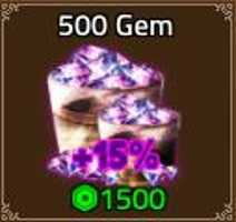 King Legacy - 500 GEM【1500R】