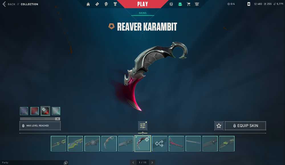 NA | 100 Skins | Reaver Karambit, Xenohunter Knife, RGX 11z Pro Blade ...