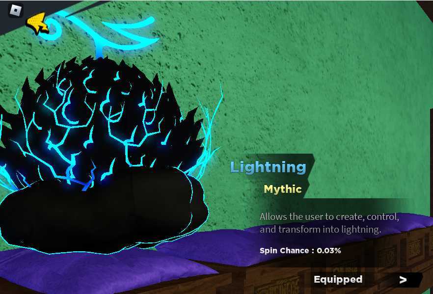 Fruit Battlegrounds Lightning Starter Unverified 13+ Account