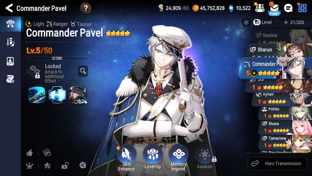 Global Fresh Starter 31 SSR 100+ Summons Commander Pavel Summer Break ...