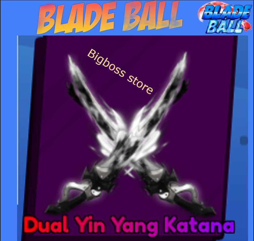 Dual Yin Yang Katana - Blade Ball