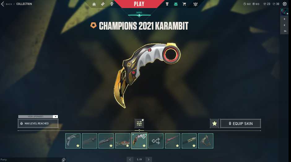 EU / 81 skins / Champions 2021 Karambit / Champions 2021 Vandal / Ion ...