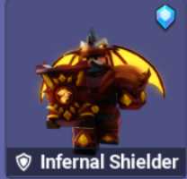 Roblox Bedwars Infernal Shielder