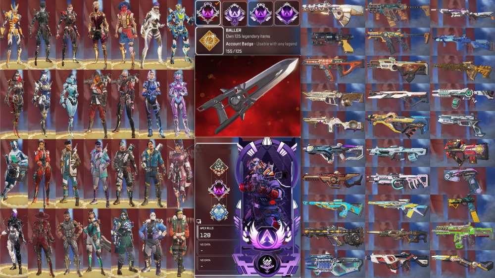 Cobalt Katar Heirloom | LEVEL 870 | 7x Battle Passes | 10-10-10 ...