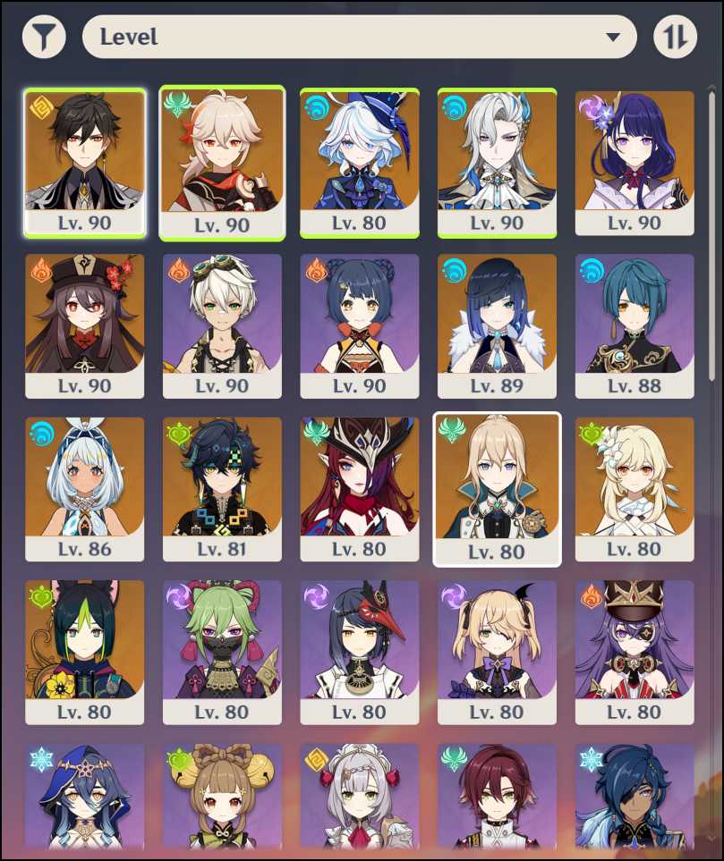 Zhongli Kazuha sig, furina Neuvillette Raiden Hutao Yelan Mulaini SIG ...