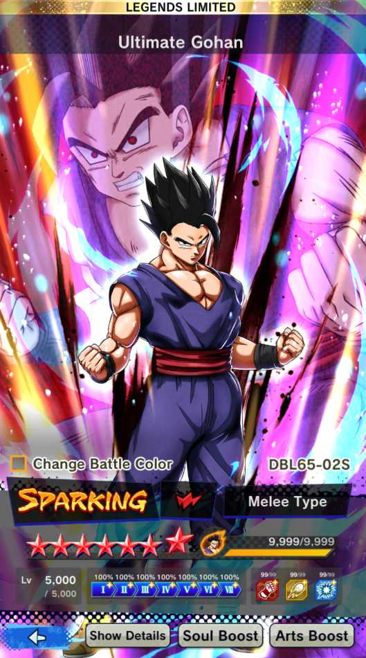 IOS+Android-Vip Ultimate Gohan Full Red star-5 UL(Goku Uis+Gogeta ...