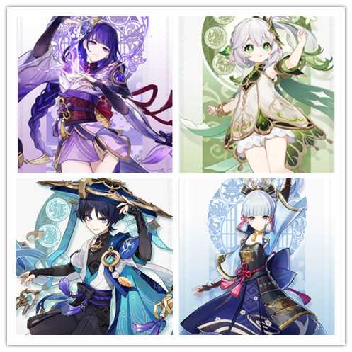 AR10 [Asia]Raiden+Nahida+Wanderer+Ayaka| 4 5-Star Heroes | 5-15 random ...