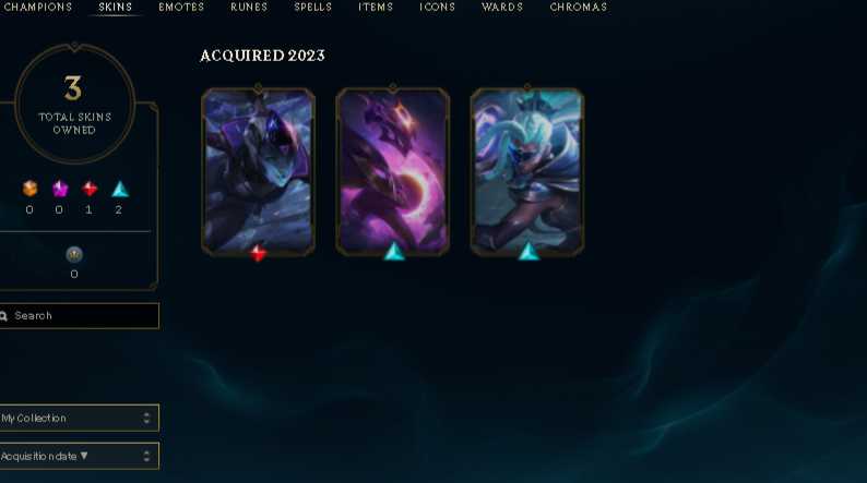 lol account 3 skins lvl 42 unranked