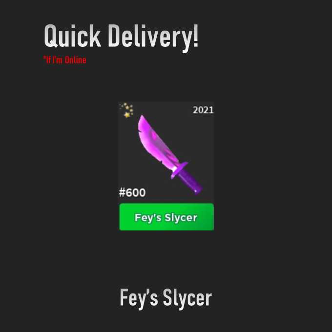 STK / Survival The Killer -Feys Slycer / Feys Slycer / Fey Slycer