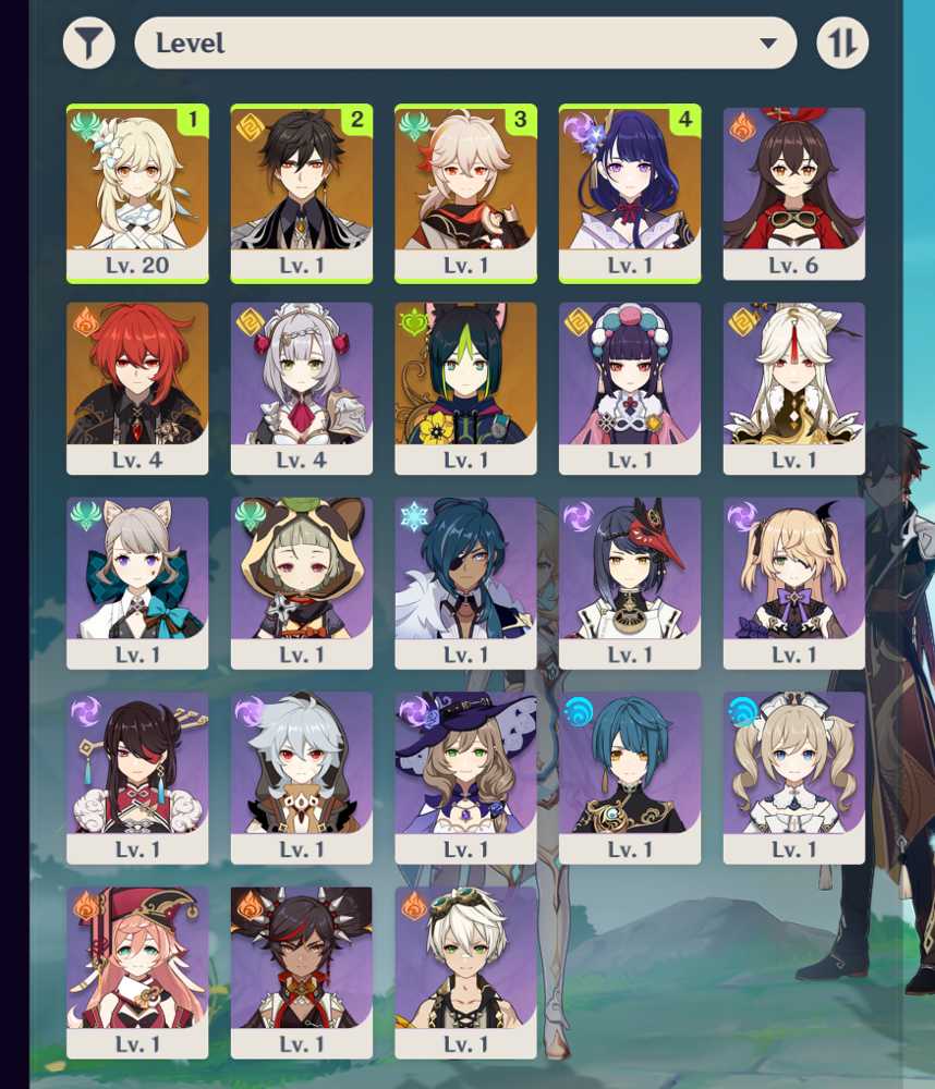 ASIA | AR10 Kazuha Zhongli Raiden Shogun Diluc Tighnari Rate On Event ...