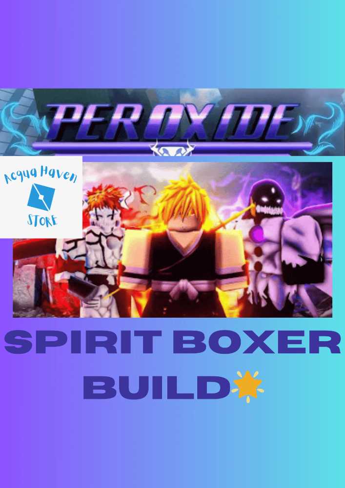 [OP BOXER BUILD] Boxer Spirit Perk Build PVP SET for ranked - Peroxide ...
