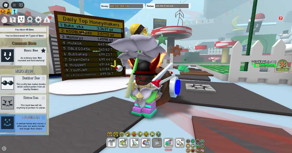 B31 | Bee Swarm Simulator Account | 48 Bees | BSS | Beeswarm | Bee ...