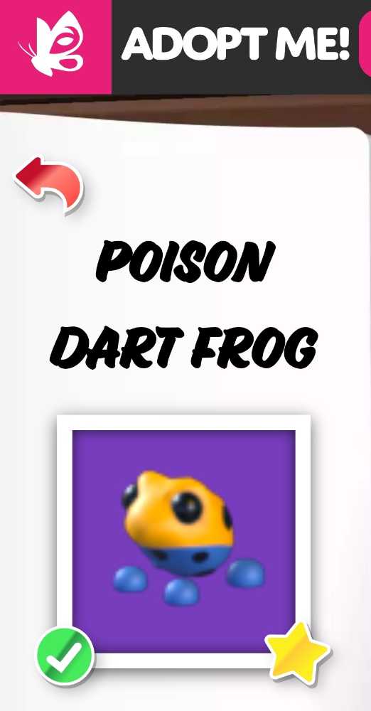 POISON DART FROG FR ADOPT ME