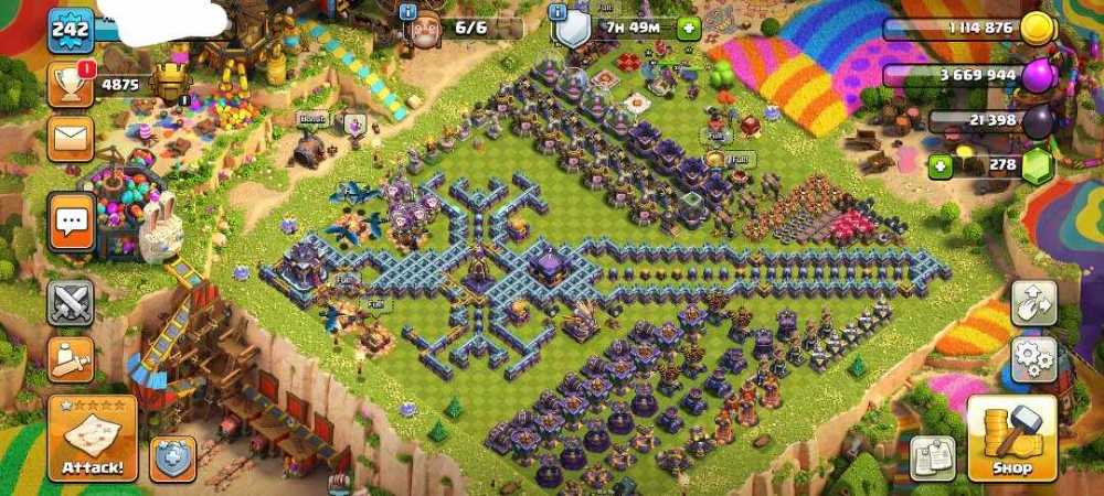 clash of clans beast th15 max400+cwl medals 45+ legendary skins ...