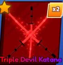 Triple Devil Katana