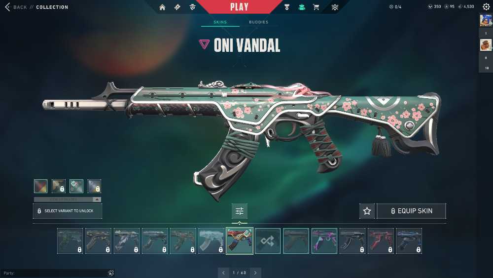 EU, 12 SKINS, OPERATOR ION, ONI VANDAL, IRON 3, 3550 VP INVENTORY ...