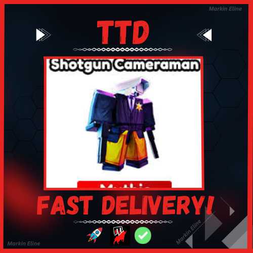 [VIP DEAL - TTD] 2X SHOTGUN CAMERAMAN | FAST DELIVERY | ROBLOX | TOILET ...