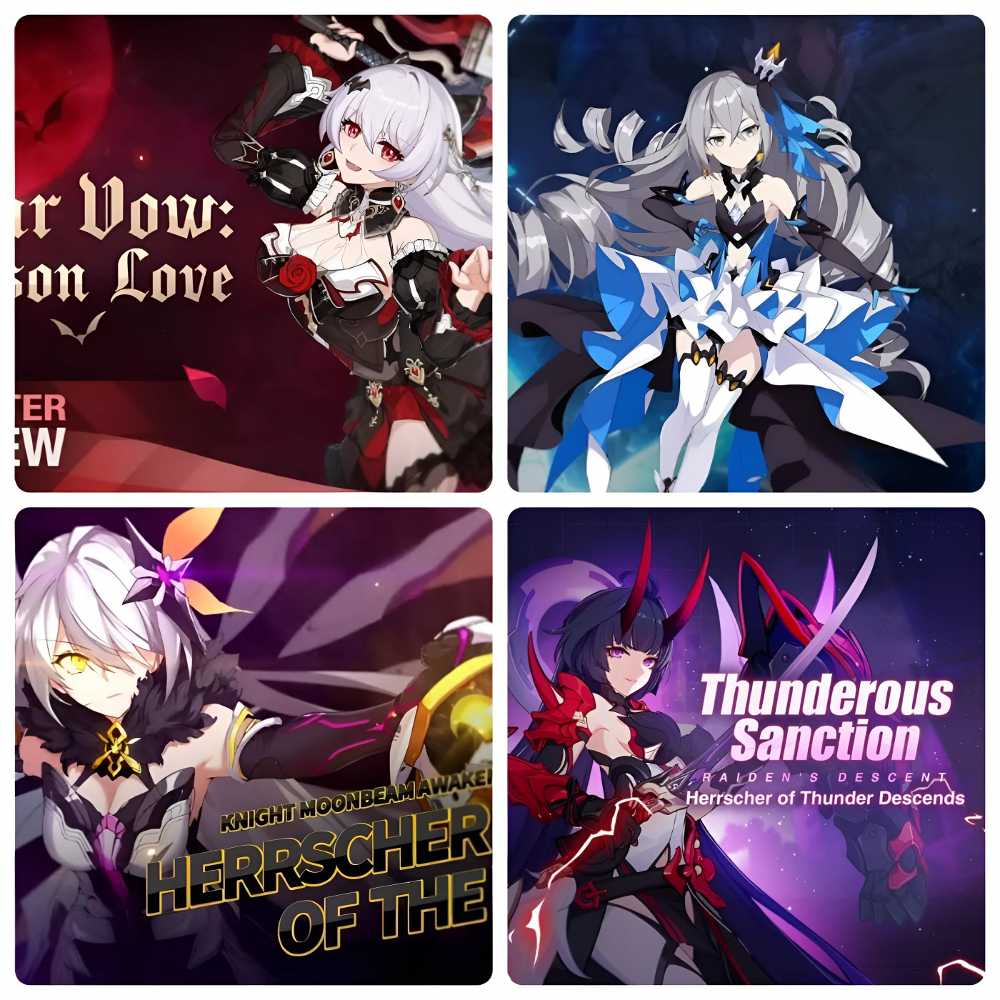 America | starter + returnee Lunar vow 4/4 (sign weapon) + herrscher of ...