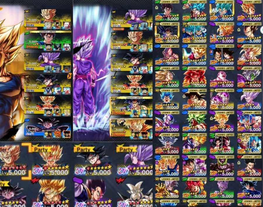 N585 META GOD - 5 UL (Beast Gohan 8s + Majin Vegeta 14s + Turles + Ui ...