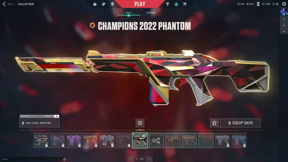 NA/US/CAN | 17+ Agents | Champions 2022 Phantom + Champions Butterfly ...