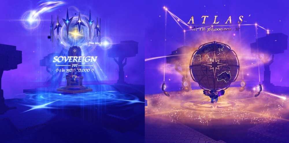 [SOL'S RNG] SOVEREIGN 1 IN 750M, ATLAS 1 IN 300M, HAS A LOT OF AURAS ...