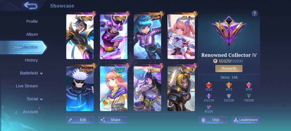 146 Skins | 3 CC Ling,Wan Wan, Natalia Collector | 2 KOF Aurora, Karina ...