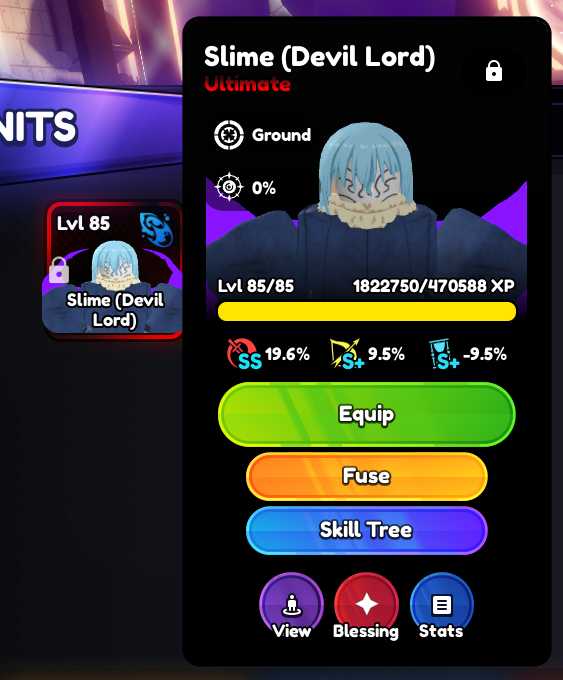 Slime ( Devil Lord ) | Anime Last Stand | ALS