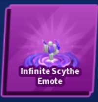 infinite scythe emote