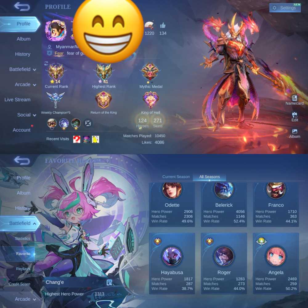 271 Skins. 1 Legend. 3 Aspirant. Moskov Annual Starlight. Aldous ...