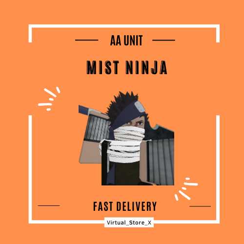 Anime Adventures - Mist Ninja - Evolved - Roblox - Zabuza