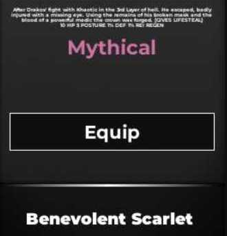 Benevolent Scarlet Type://Soul